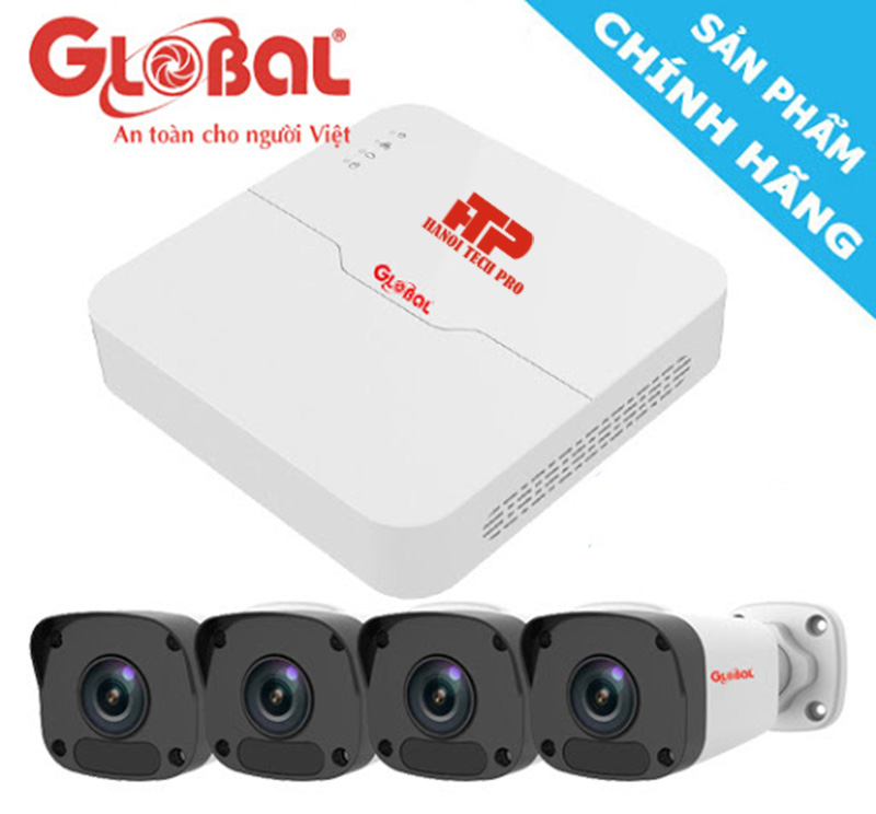 Bộ camera IP 4 mắt Global 2.0M - Full HD - Hanoi Tech Pro - Công nghệ ...