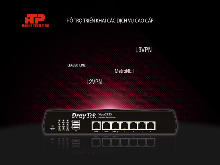 Router cân bằng tải Draytek Vigor 2925 - Hanoi Tech Pro - Công nghệ và ...